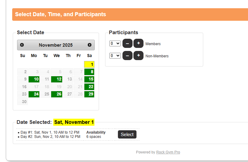 Rock Gym Pro Software | Home